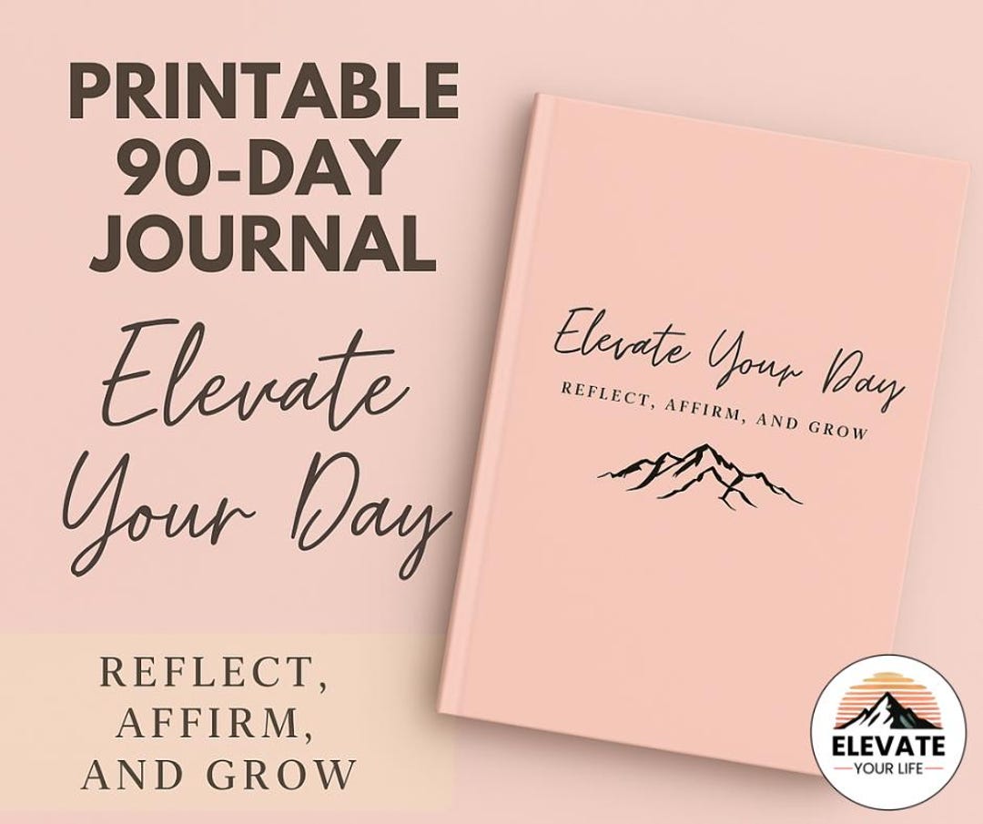 90-day Printable Guided Journal | Daily Self-care Planner With ...
