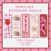 Spicy Romance Bookmark Bundle Digital Download - Printable PDF as Girly ...