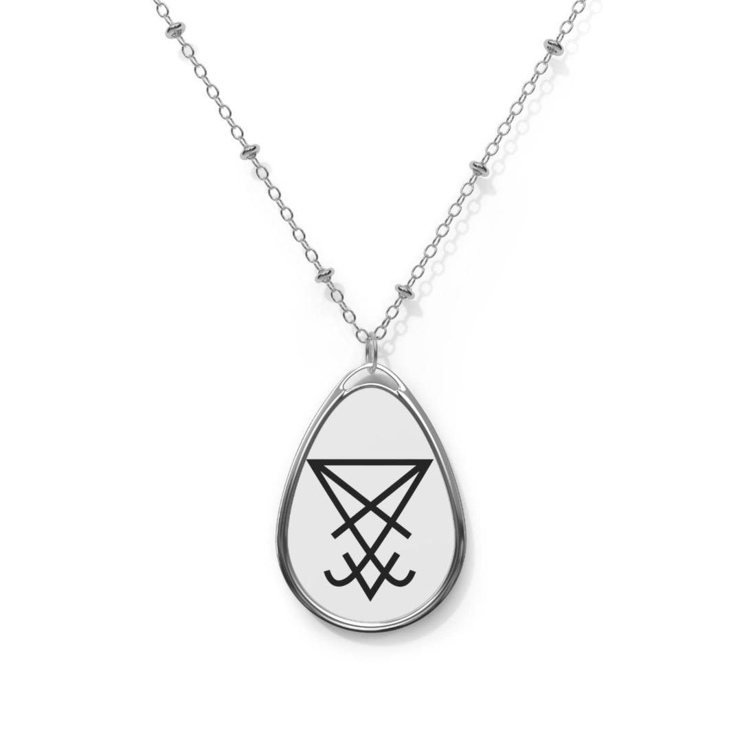 Lucifer Sigil Necklace - Unique Satanic Symbol Jewelry, Demonic ...