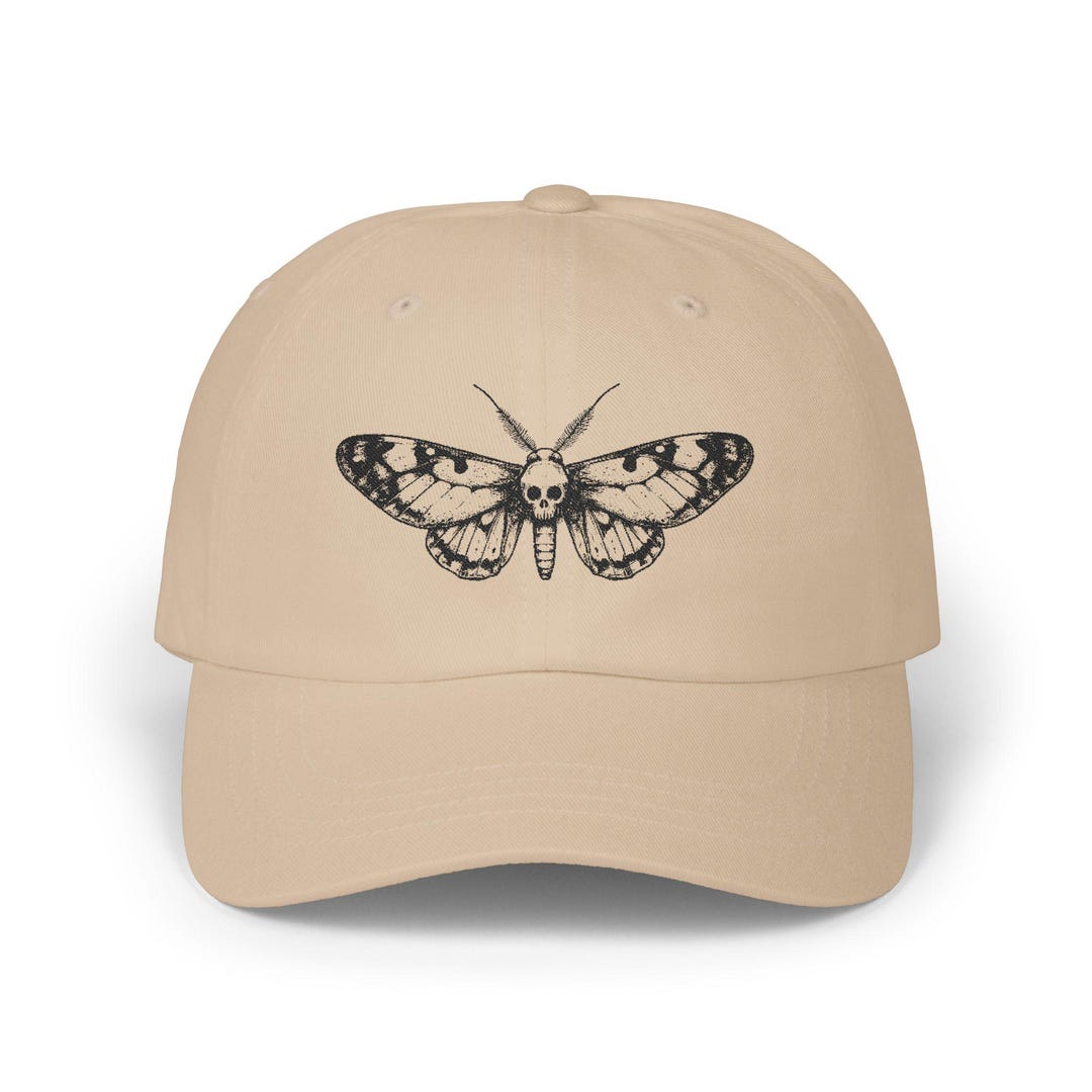 Death's Head Moth Dad Hat: Creepy Goth Insect Cap - Etsy