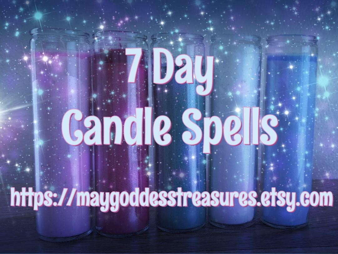 Powerful 7 Day Candle Spells - Etsy
