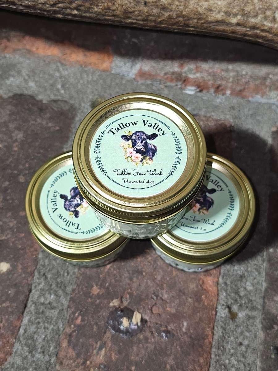 Tallow Face Wash, Beef Tallow, Face Cleanser, - Etsy