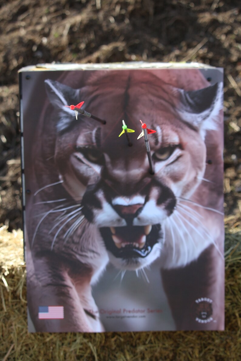 Quality Paper Targets Pistol Shooting Practice Wolf Bear Mountain Lion ...