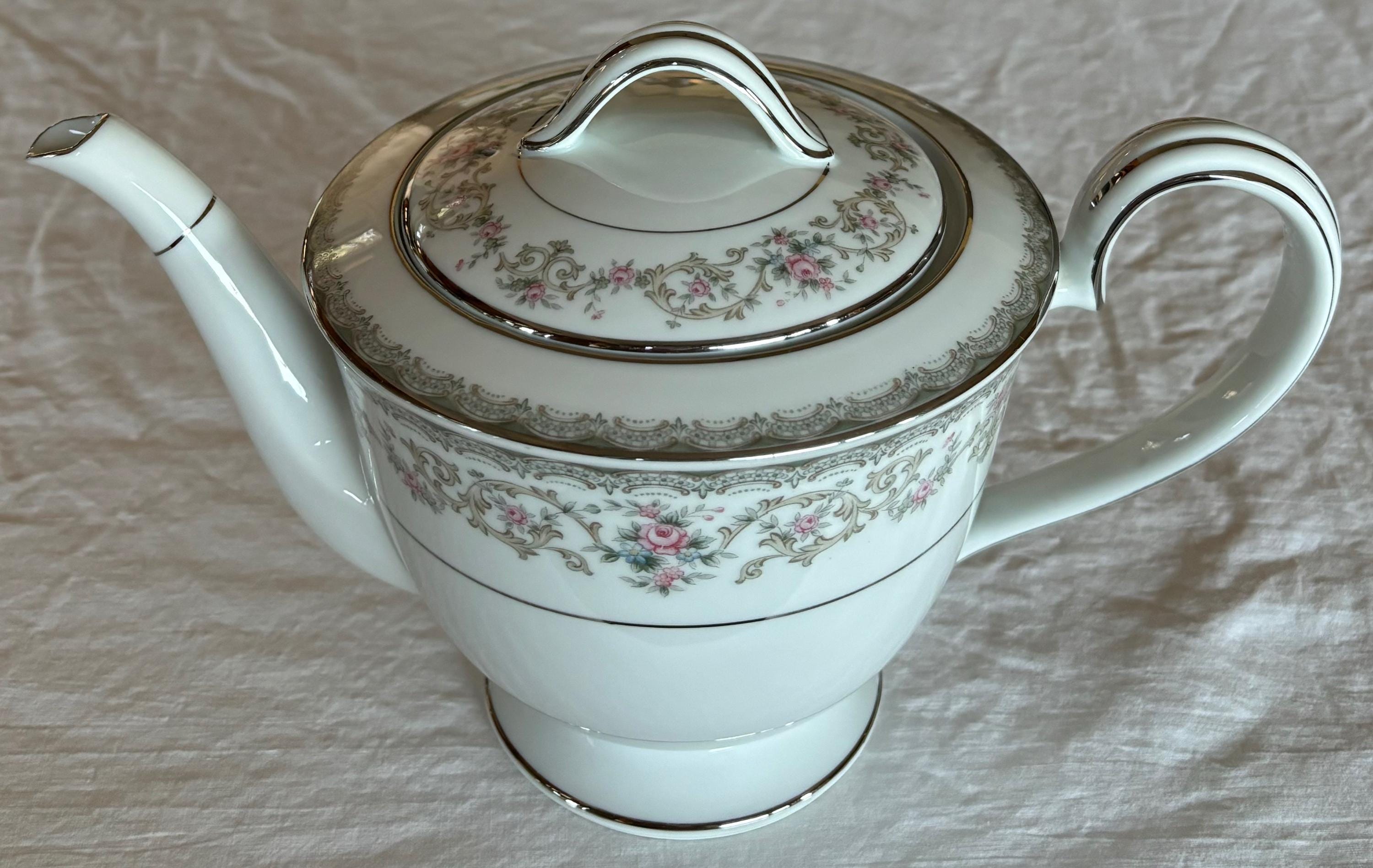 Vintage Noritake Edgewood Teapot - Etsy