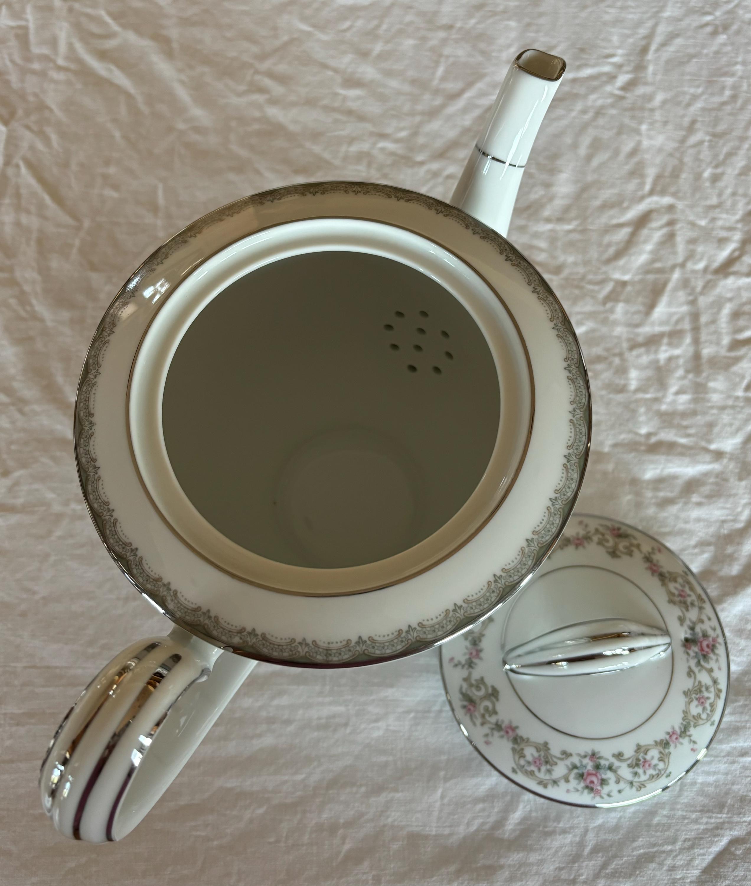 Vintage Noritake Edgewood Teapot - Etsy