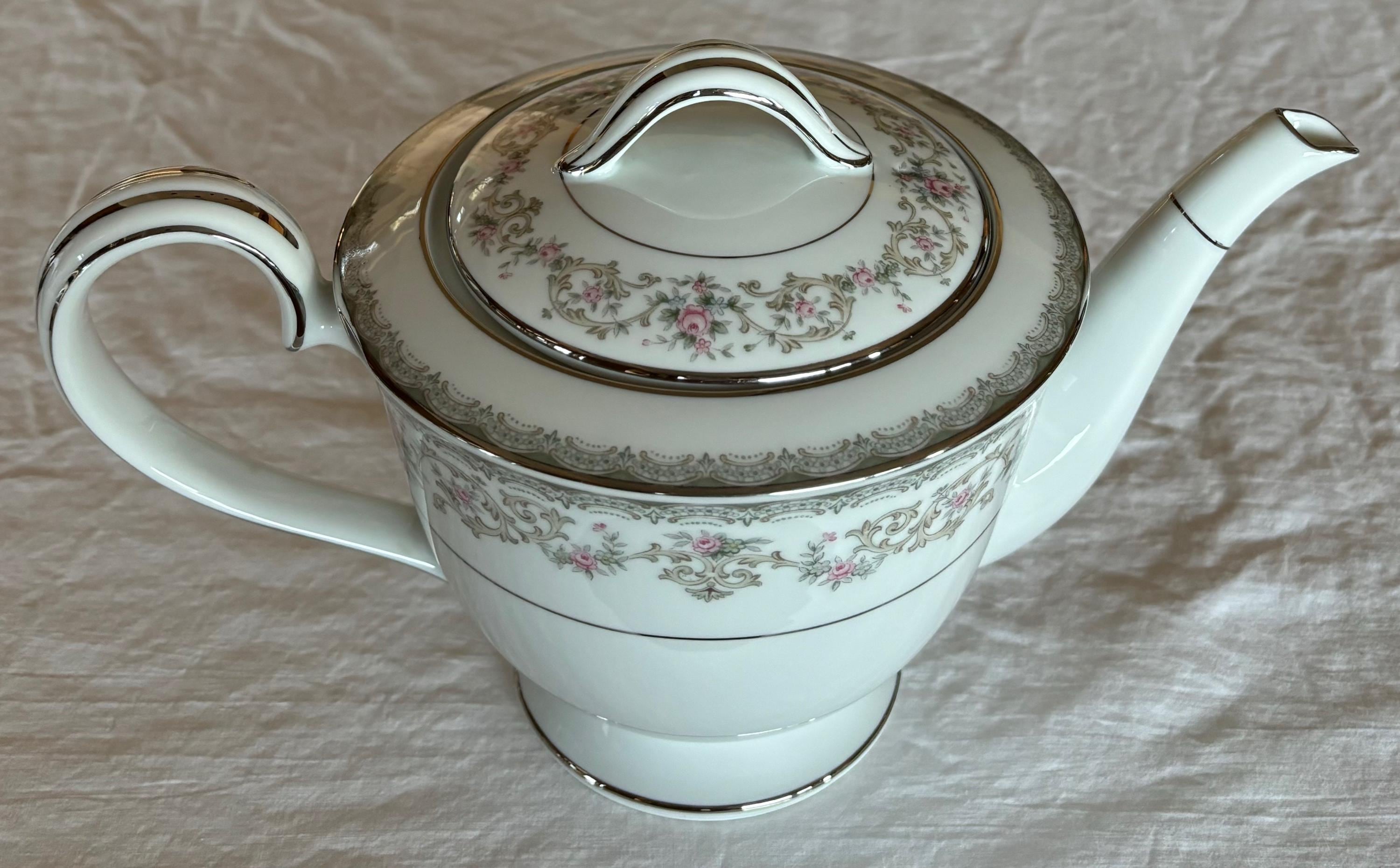 Vintage Noritake Edgewood Teapot - Etsy