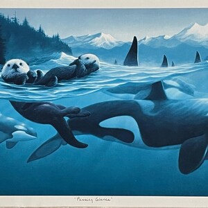 Framed Limited Edition Print Passing Glance by Don Mcmichael - Etsy