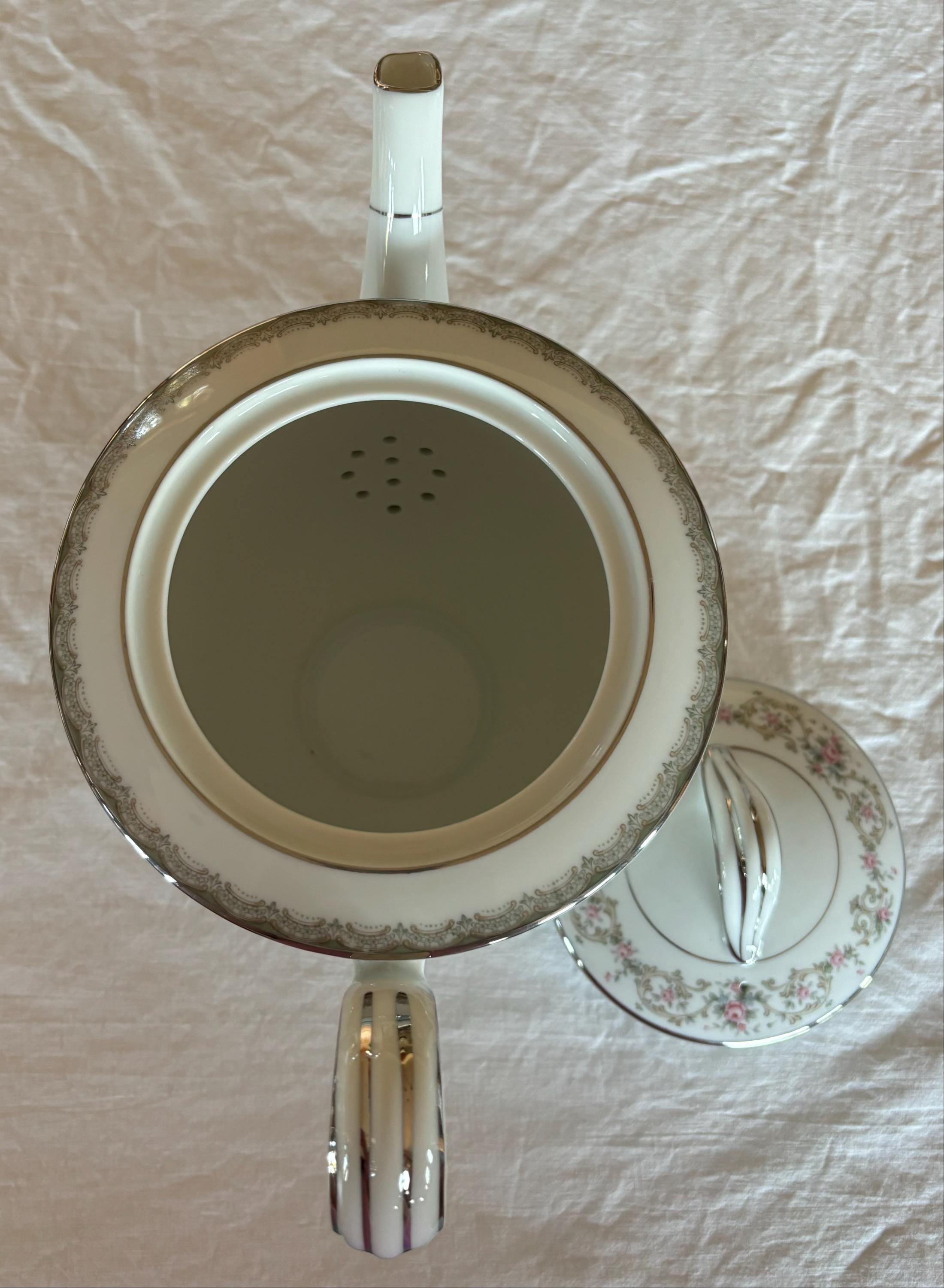 Vintage Noritake Edgewood Teapot - Etsy