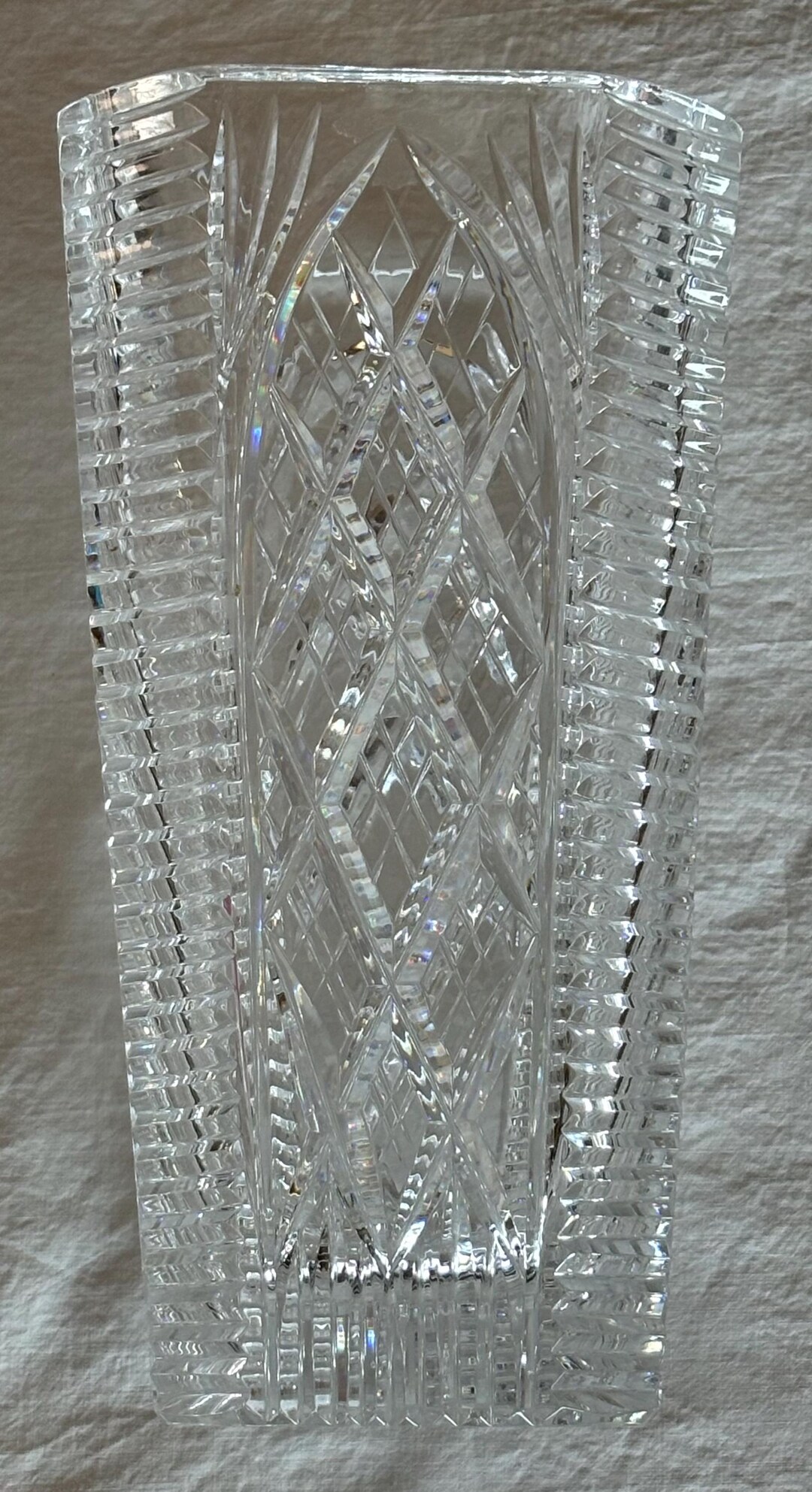 Heritage Irish Cathedral Suite Pattern Crystal Vase - Etsy