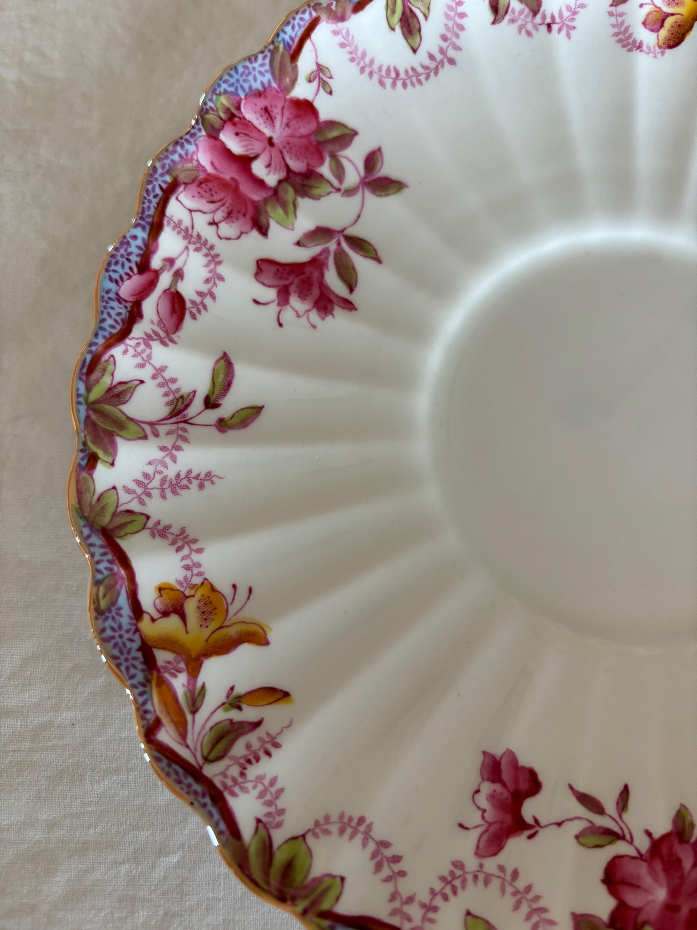 Spode Irene English China Cream Soup Bowl Saucers - Etsy