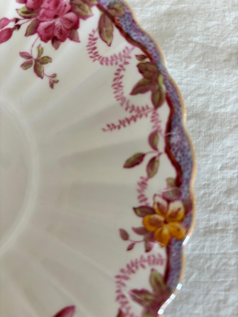Spode Irene English China Cream Soup Bowl Saucers - Etsy