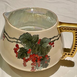 Cider/lemonade Pitcher JPL Jean Pouyat Limoges France Hand Painted - Etsy