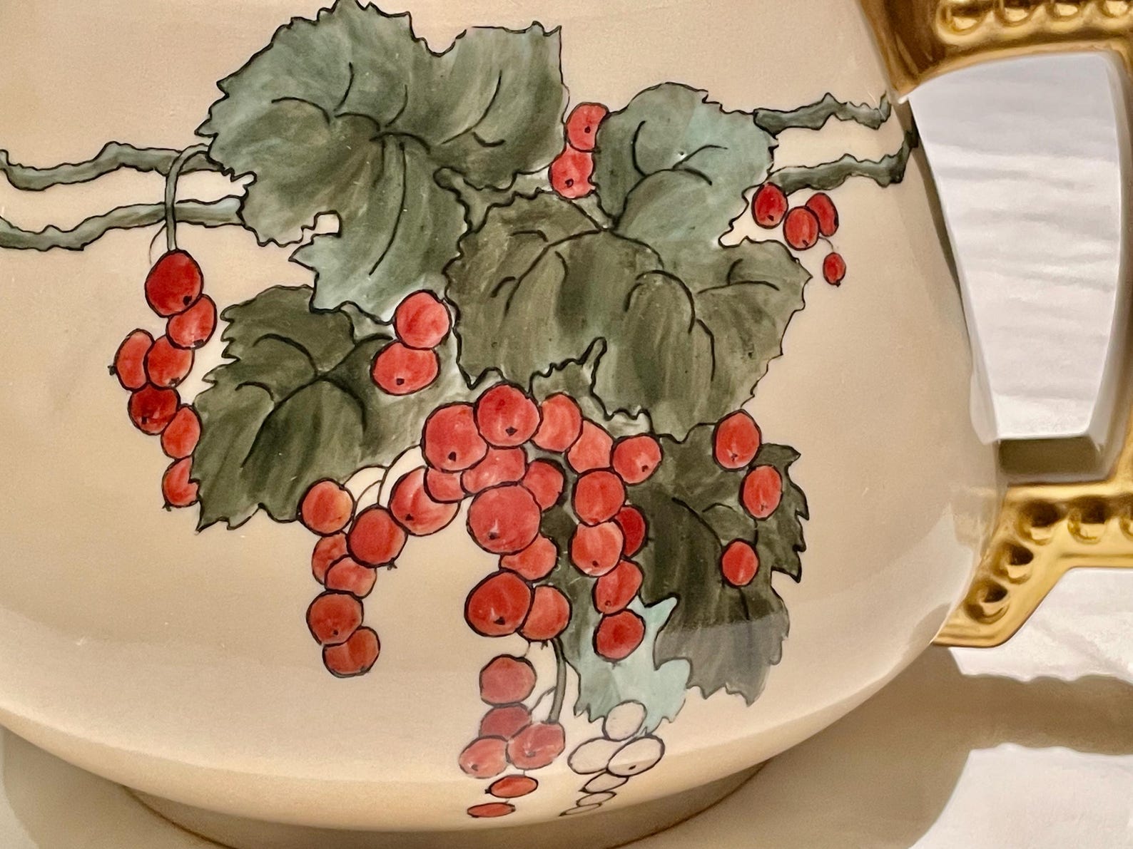 Cider/lemonade Pitcher JPL Jean Pouyat Limoges France Hand Painted - Etsy