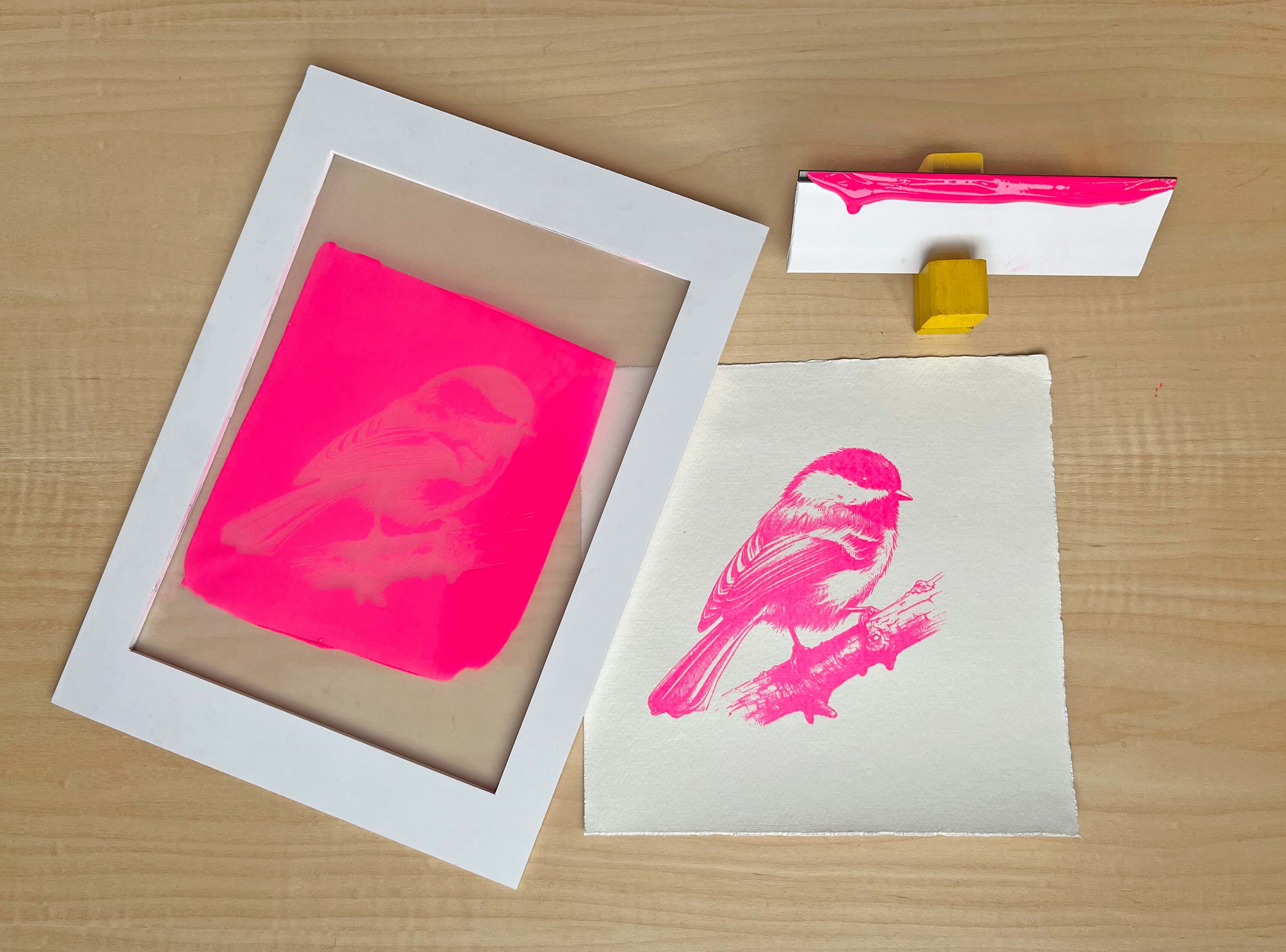 Custom Screen Printing Frame - Made to Order Using Our Design - A5 / A6 ...