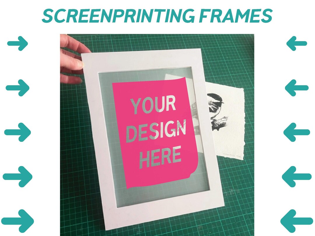 Custom Screen Printing Frame - Made to Order Using Our Design - A5 / A6 ...