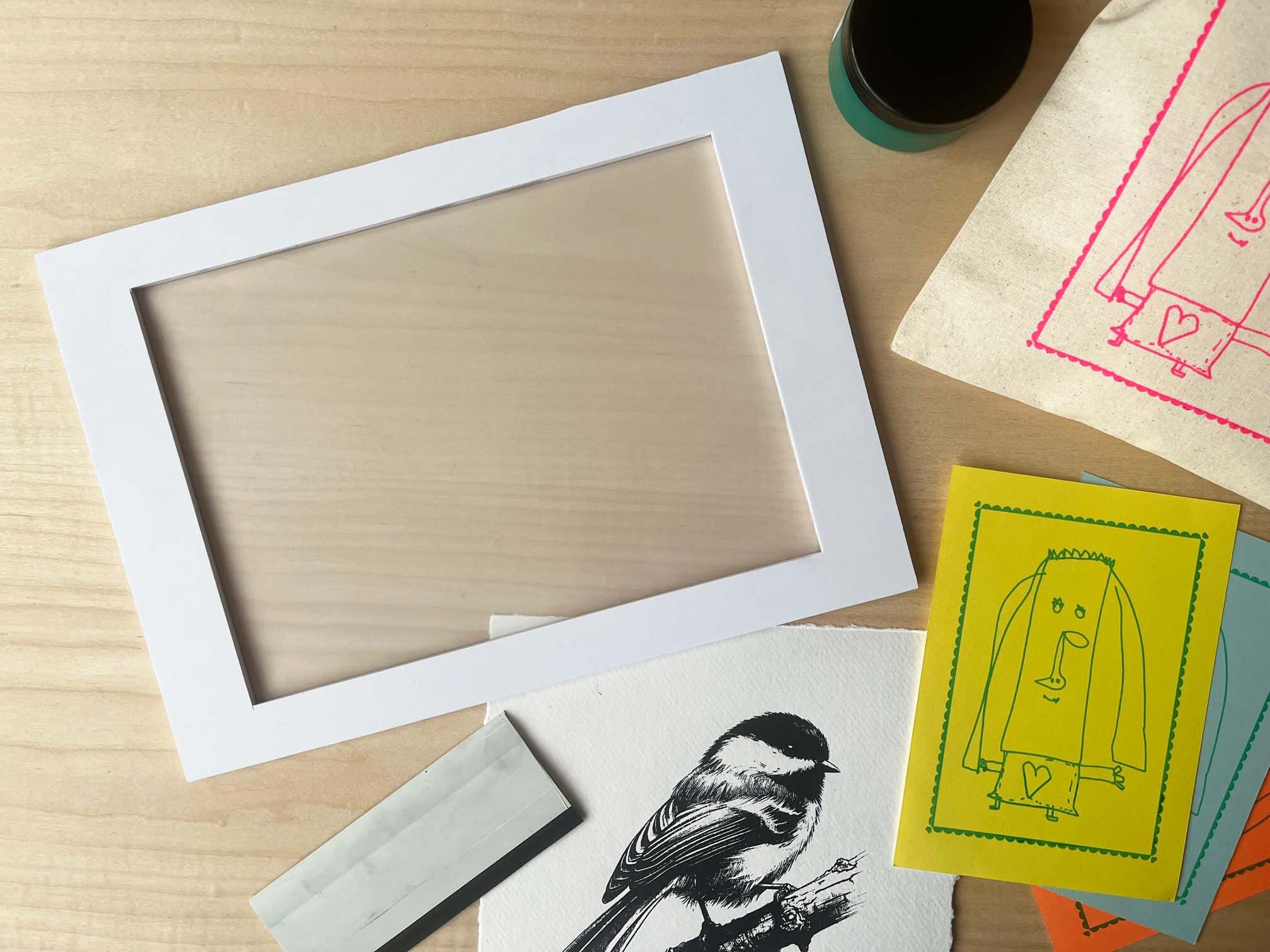 Custom Screen Printing Frame - Made to Order Using Our Design - A5 / A6 ...