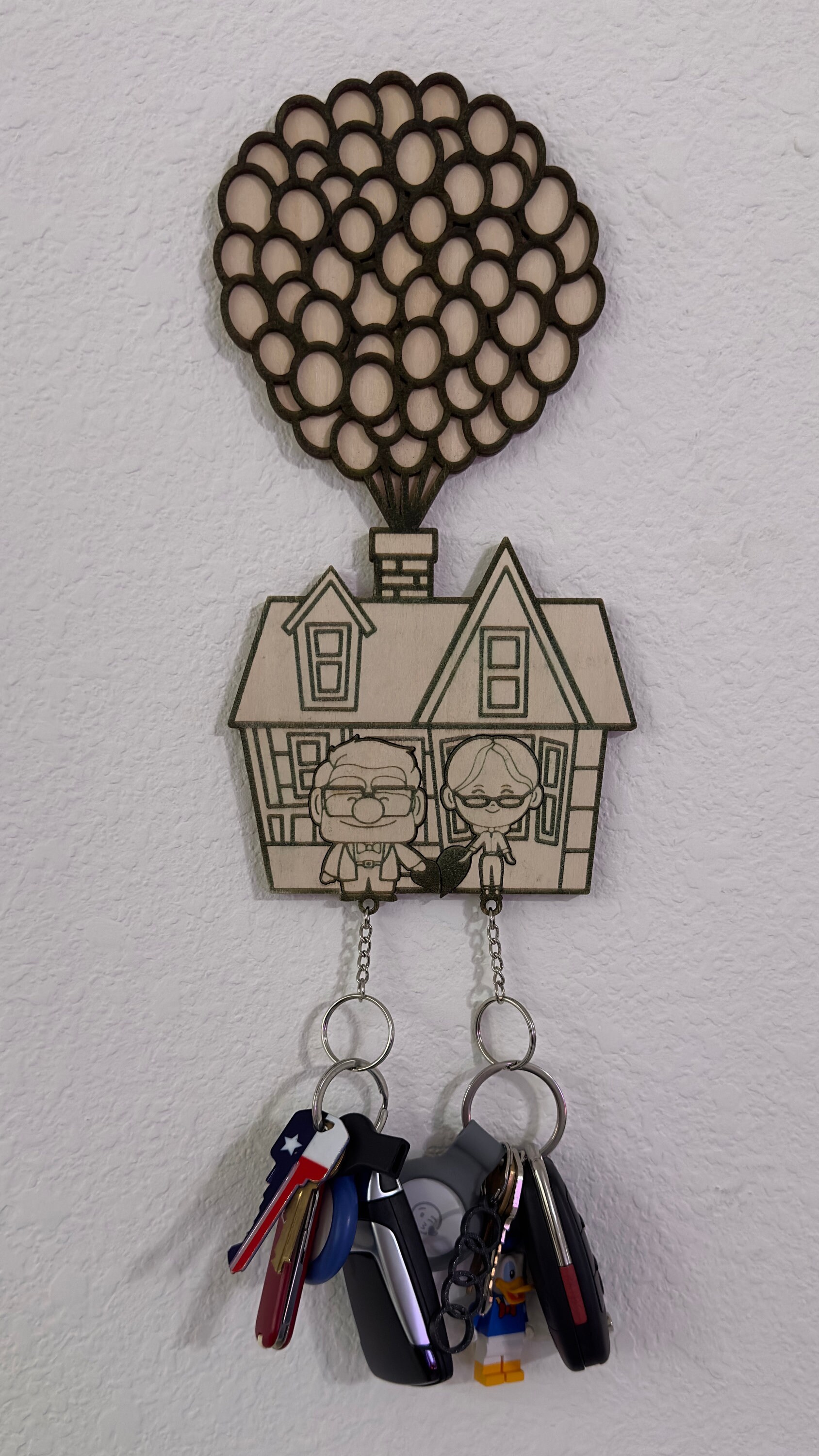 Enchanted up Adventure House Key Holder With Magical Carl & Ellie ...