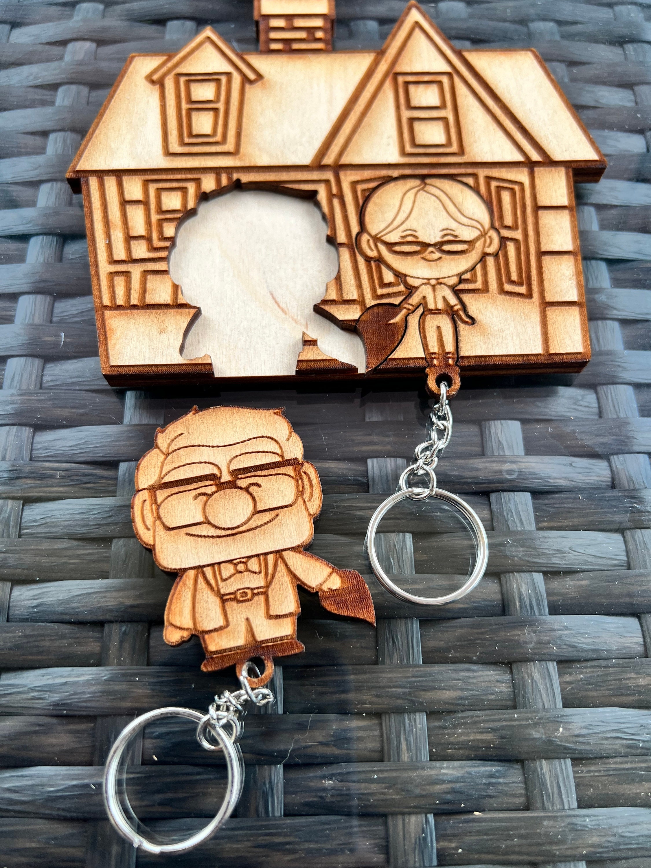 Enchanted up Adventure House Key Holder With Magical Carl & Ellie ...