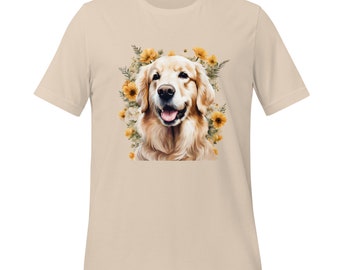 Golden Retriever T-shirt - Etsy