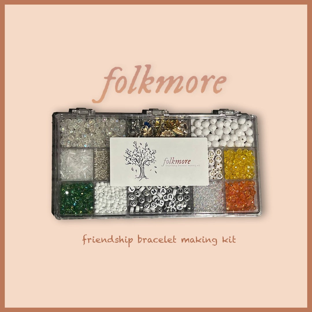 Swiftie Friendship Bracelet DIY Bead Kit: Folklore & Evermore - Etsy