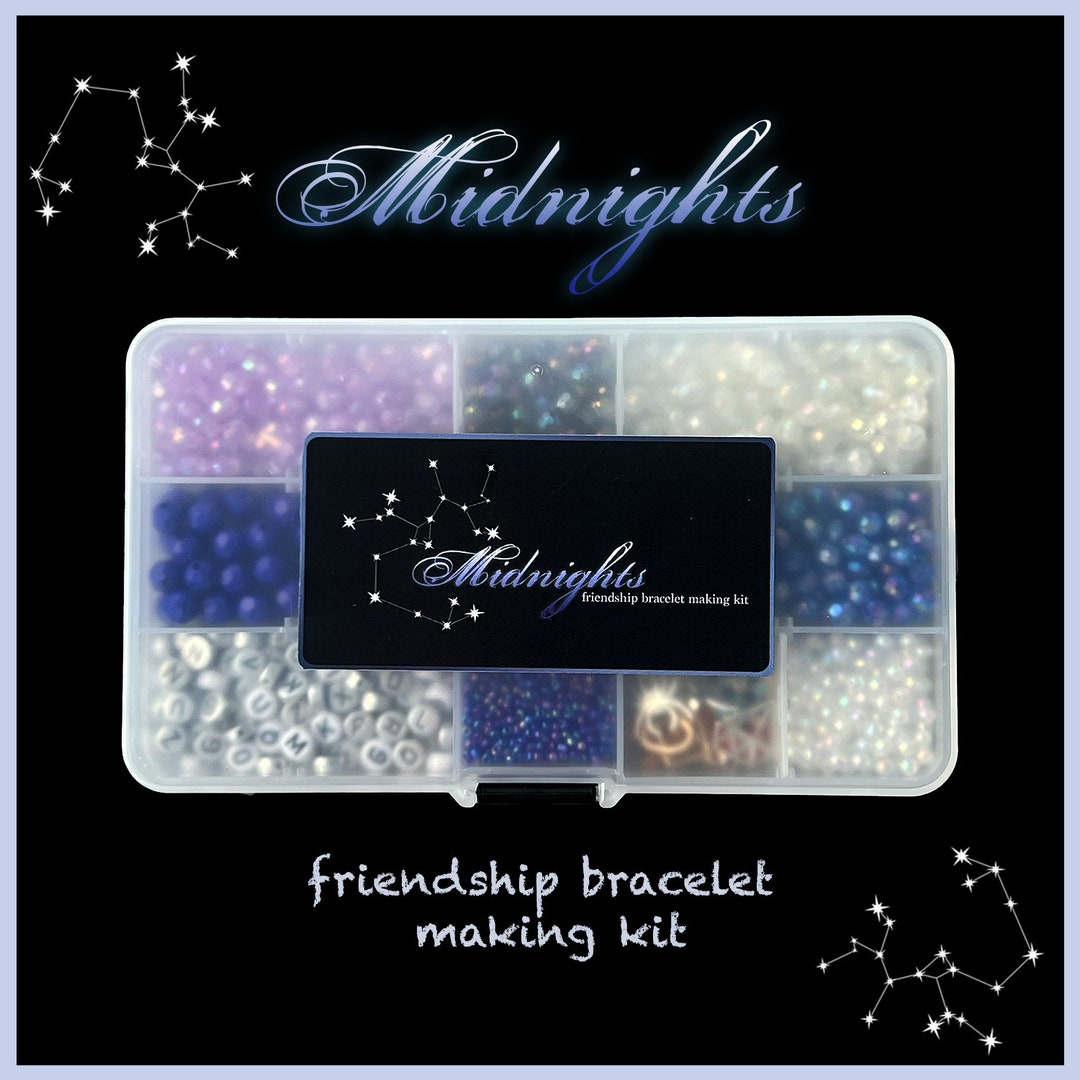 Swiftie Friendship Bracelet DIY Bead Kit: Midnights - Etsy