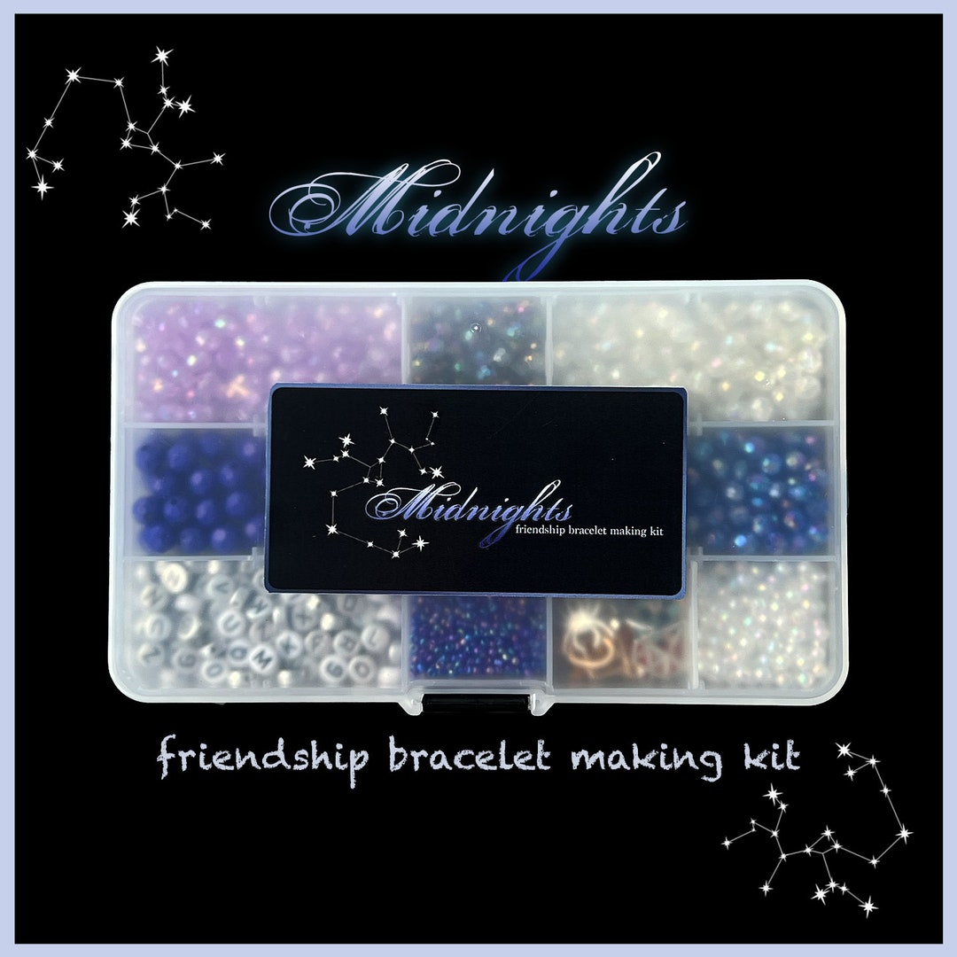 Swiftie Friendship Bracelet DIY Bead Kit: Midnights - Etsy