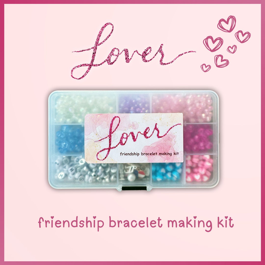 Taylor Swift Friendship Bracelet DIY Bead Kit: Lover | Eras Tour - Etsy