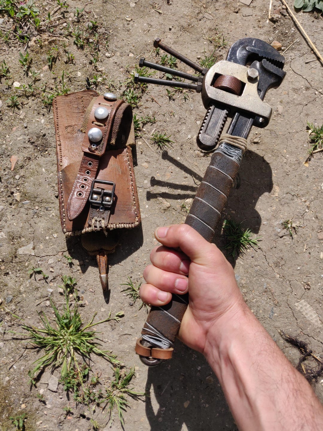 Zombie Killer Wrench and Post-apocalyptic Belt Holster - Etsy