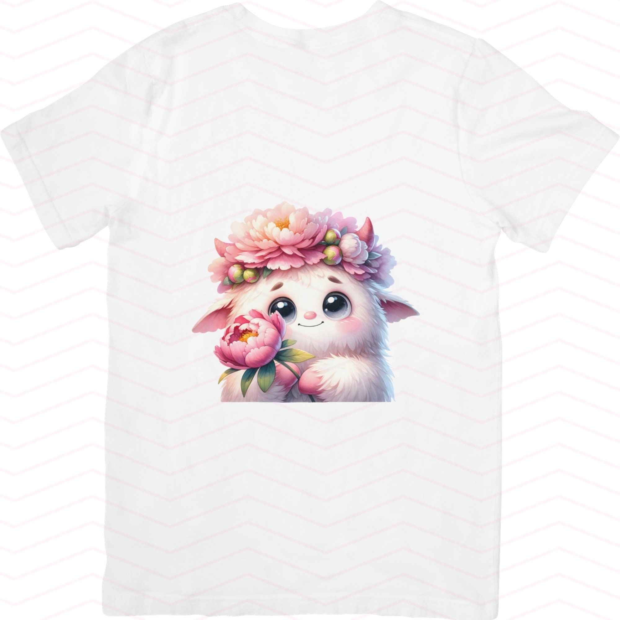 Enchanted Floral Monsters Clipart Cute Watercolor Creatures With ...