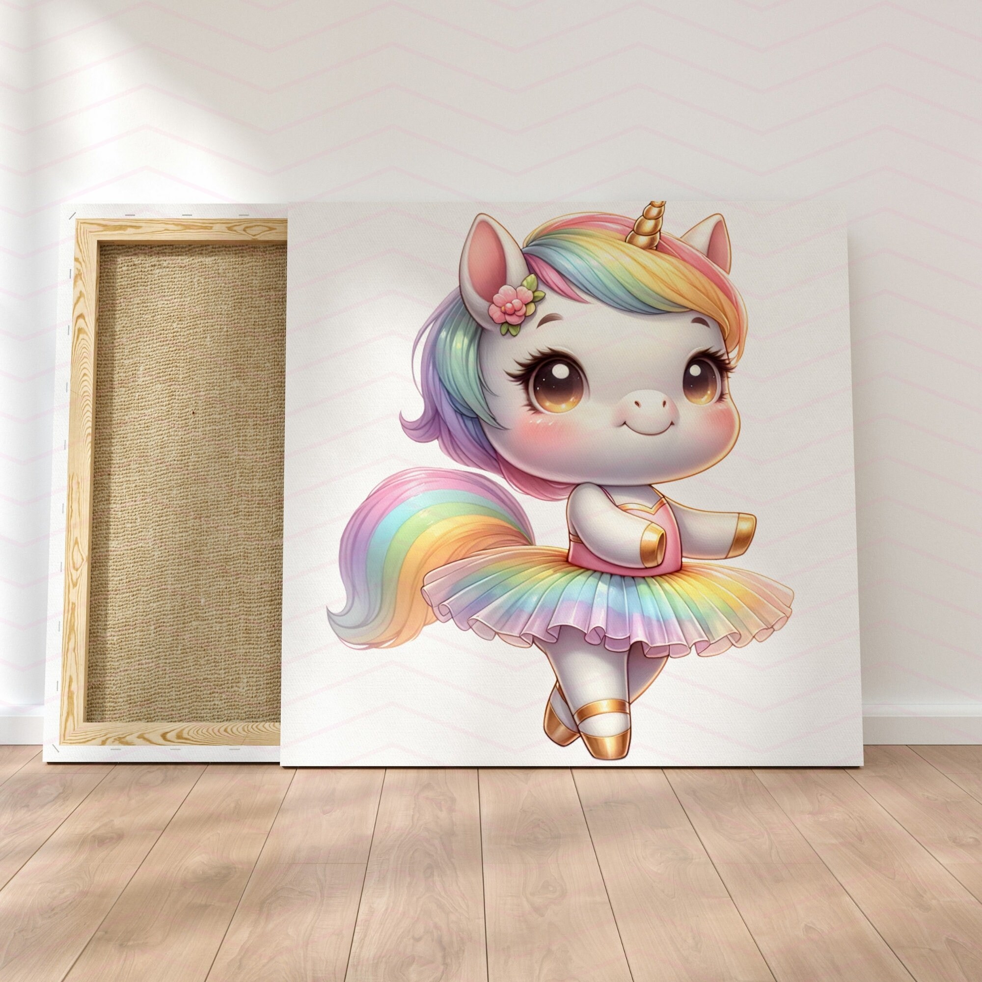Watercolor Ballet Unicorn Clipart, Whimsical Unicorn Ballet Clipart ...
