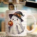 Cute Halloween Ghost Watercolor Clipart Bundle, Witch Hat Ghosts, BOO ...