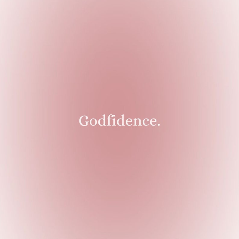 Godfidence Printable Wall Art Digital Download Trendy Christan Wall ...