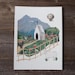 Original Mixed Media Paper Collage Art, ‘pastoral Country’ Surreal ...