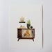 Original ‘retro Modern’ TV Collage Art, Midcentury Decor Cut Paper ...