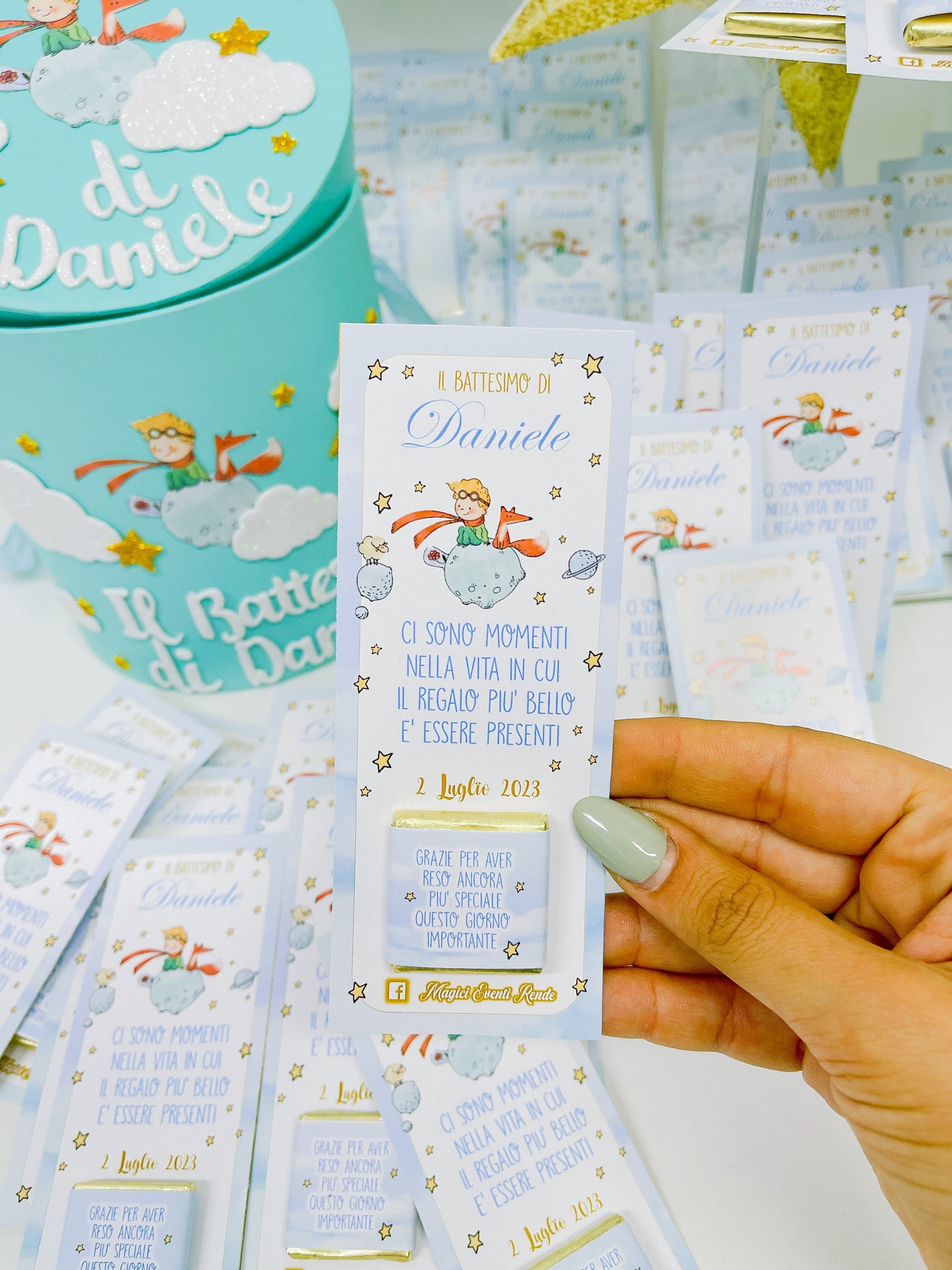 Placeholder With Personalized Chocolate - Etsy