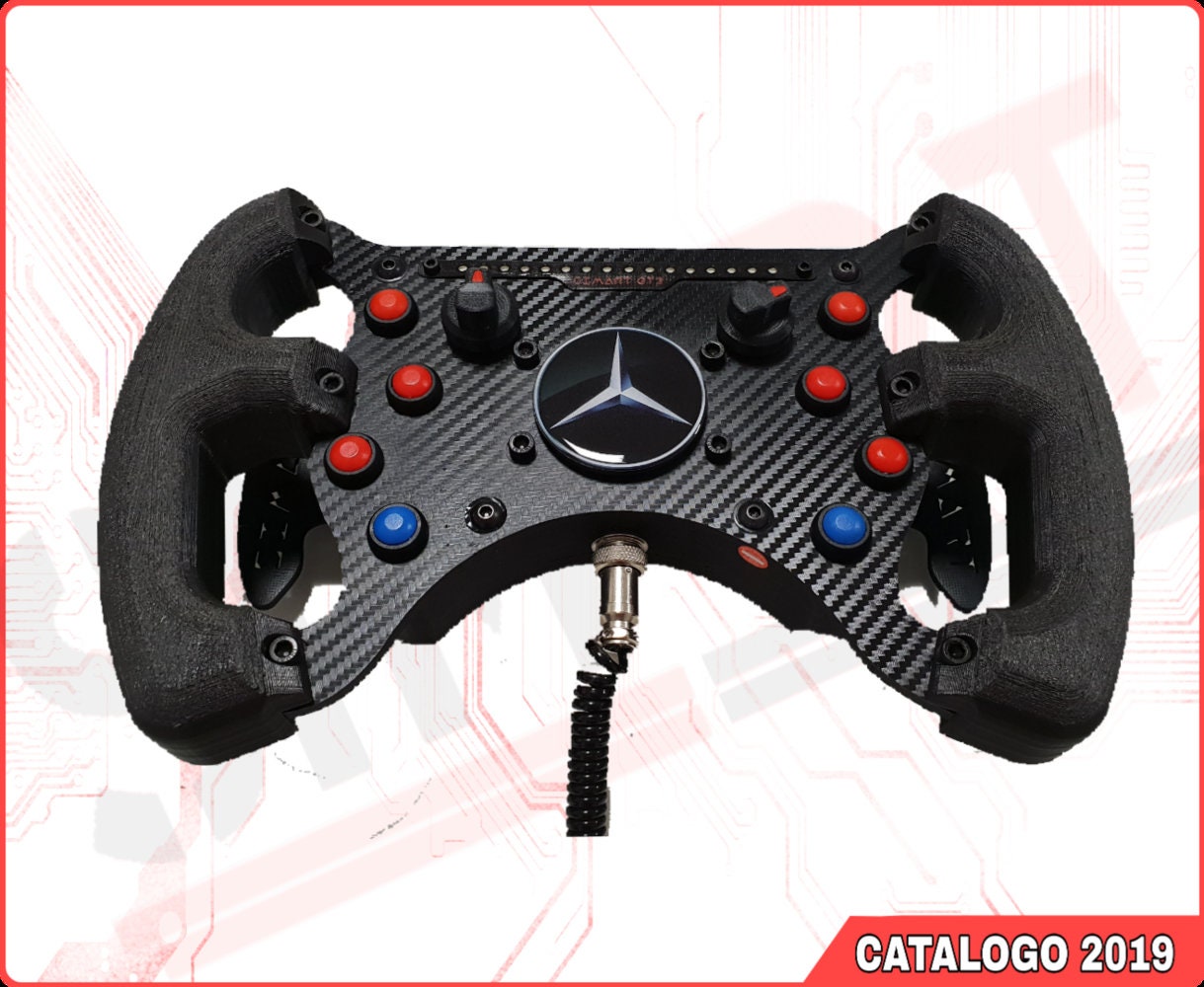 Simart GT3 2024 E1. Simracing Steering Wheel With LED Indicators and ...
