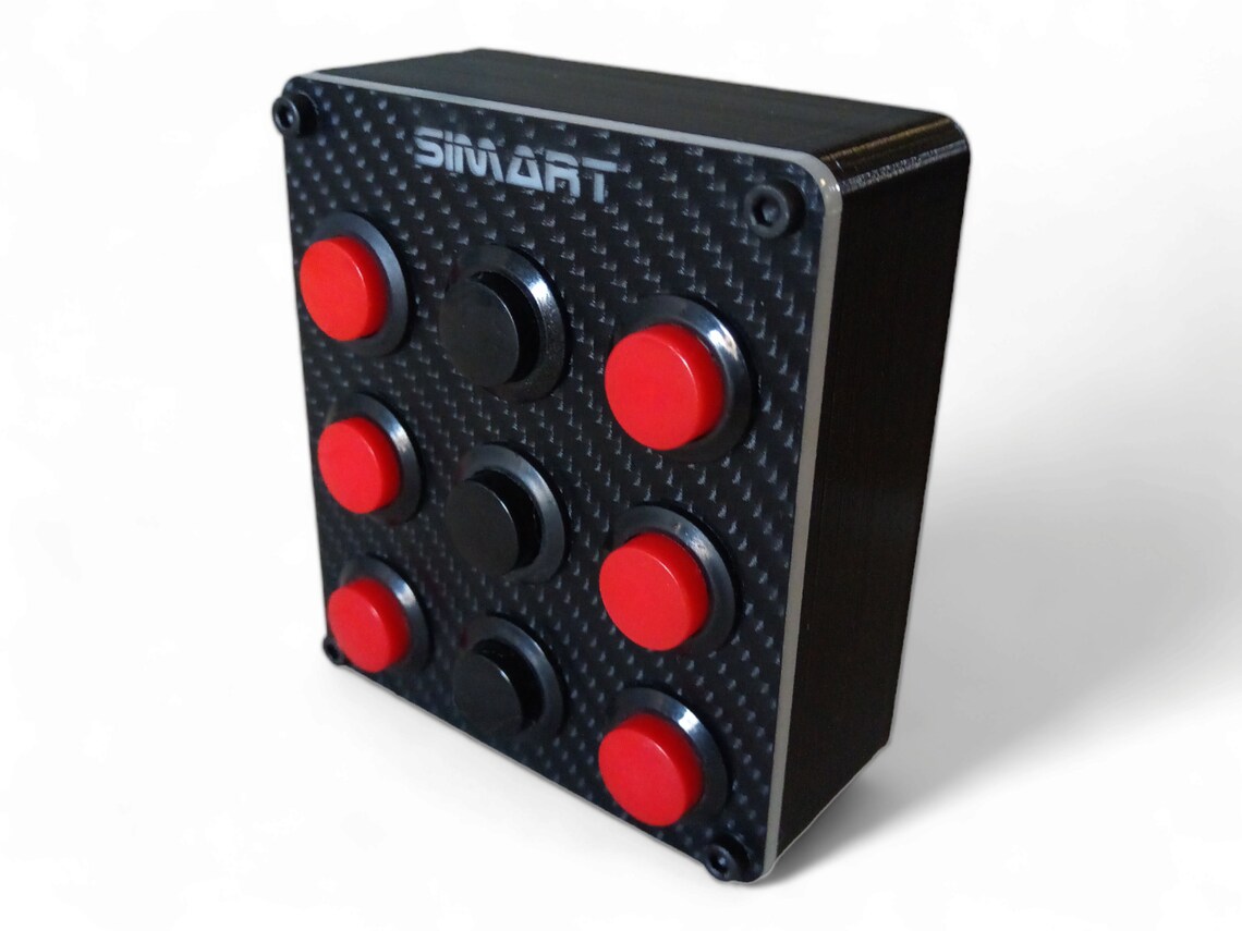 Basic LC Mini. Compact Button Panel for Sim Racing. Free Button ...
