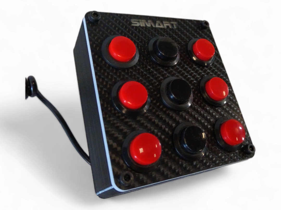 Basic LC Mini. Compact Button Panel for Sim Racing. Free Button ...
