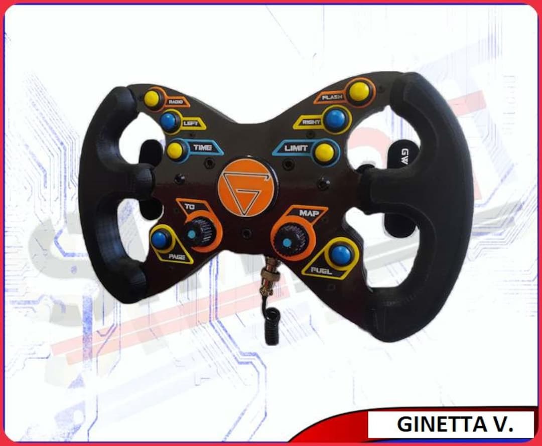 Ginetta Wheel Simart Edition adapter Included. Unique Simracing ...