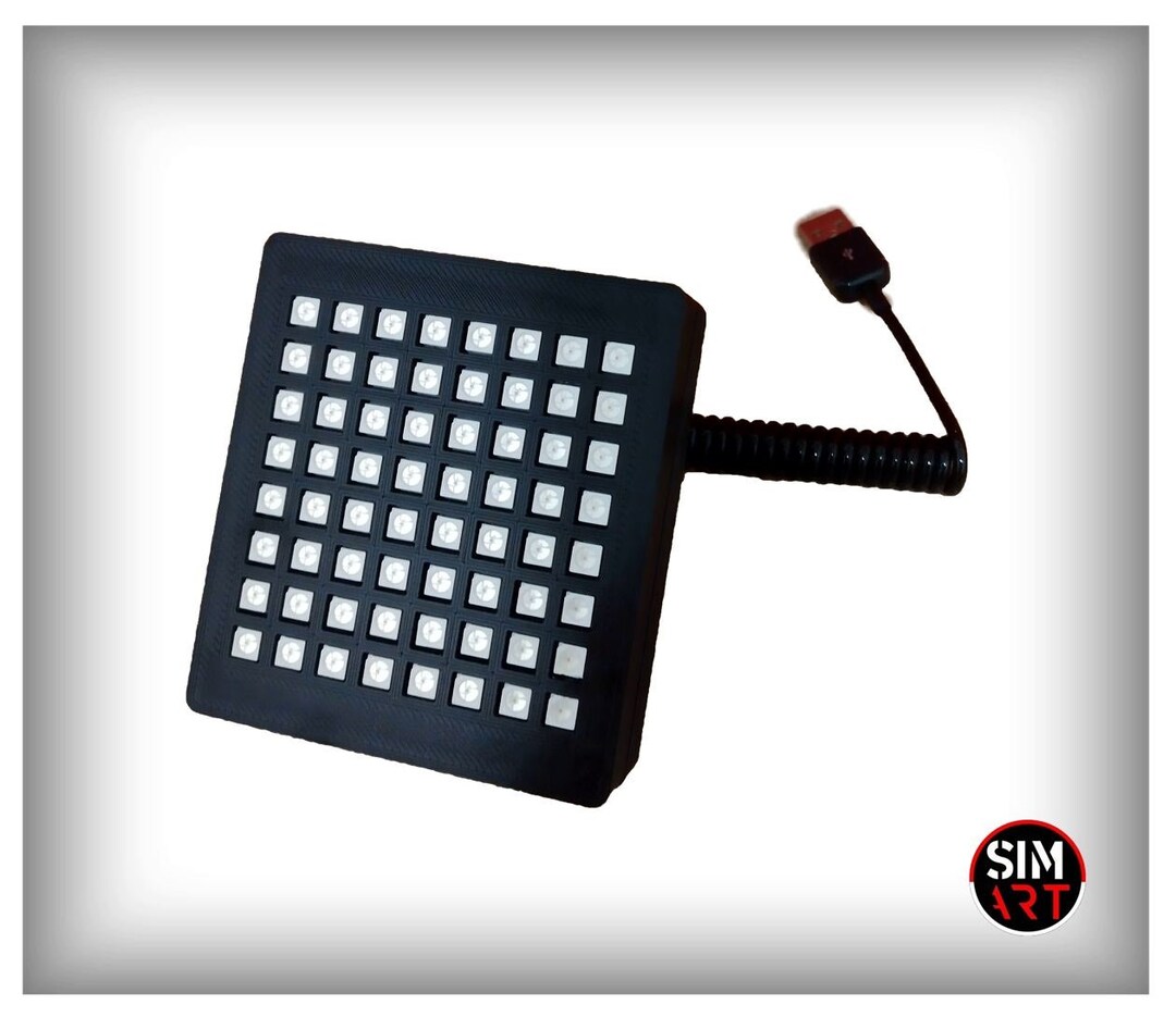 Led Matrix of Flags for V.2024 Simulators. Configurable With Simhub ...