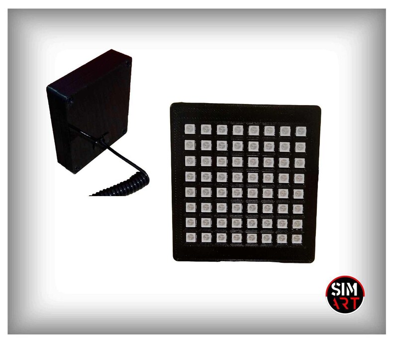 Led Matrix of Flags for V.2024 Simulators. Configurable With Simhub ...