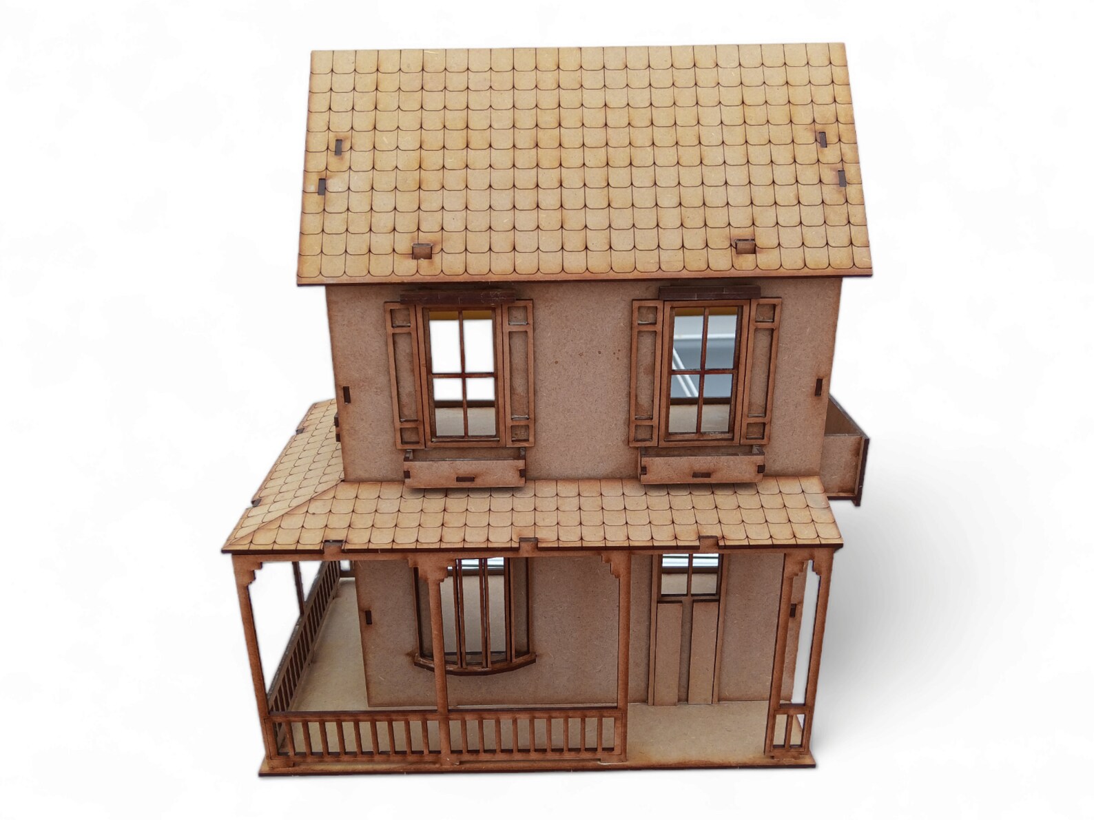 Dollhouse Laser Cut MDF 3mm Model "maria" to Assemble and Paint - Etsy