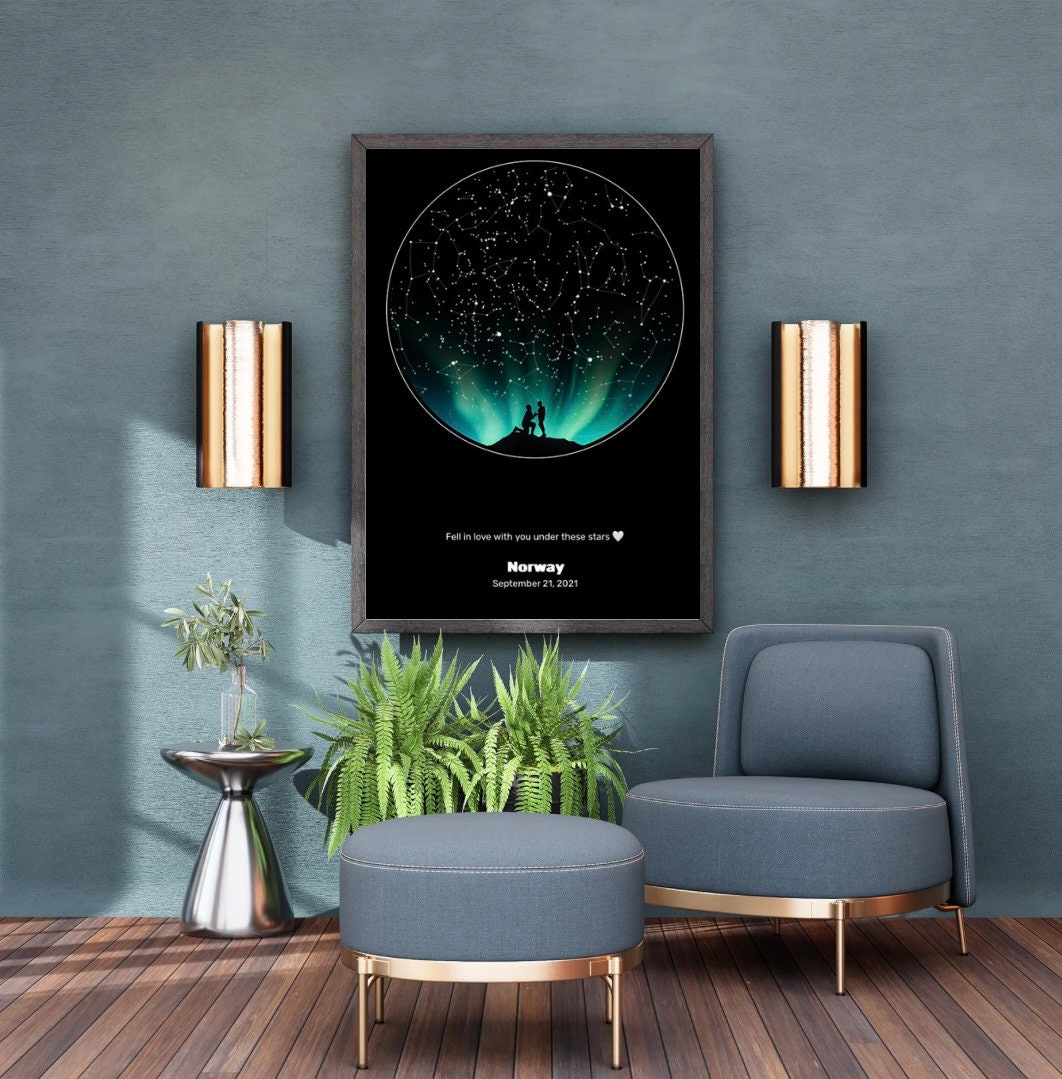 Create Your Costum Star Map - Etsy