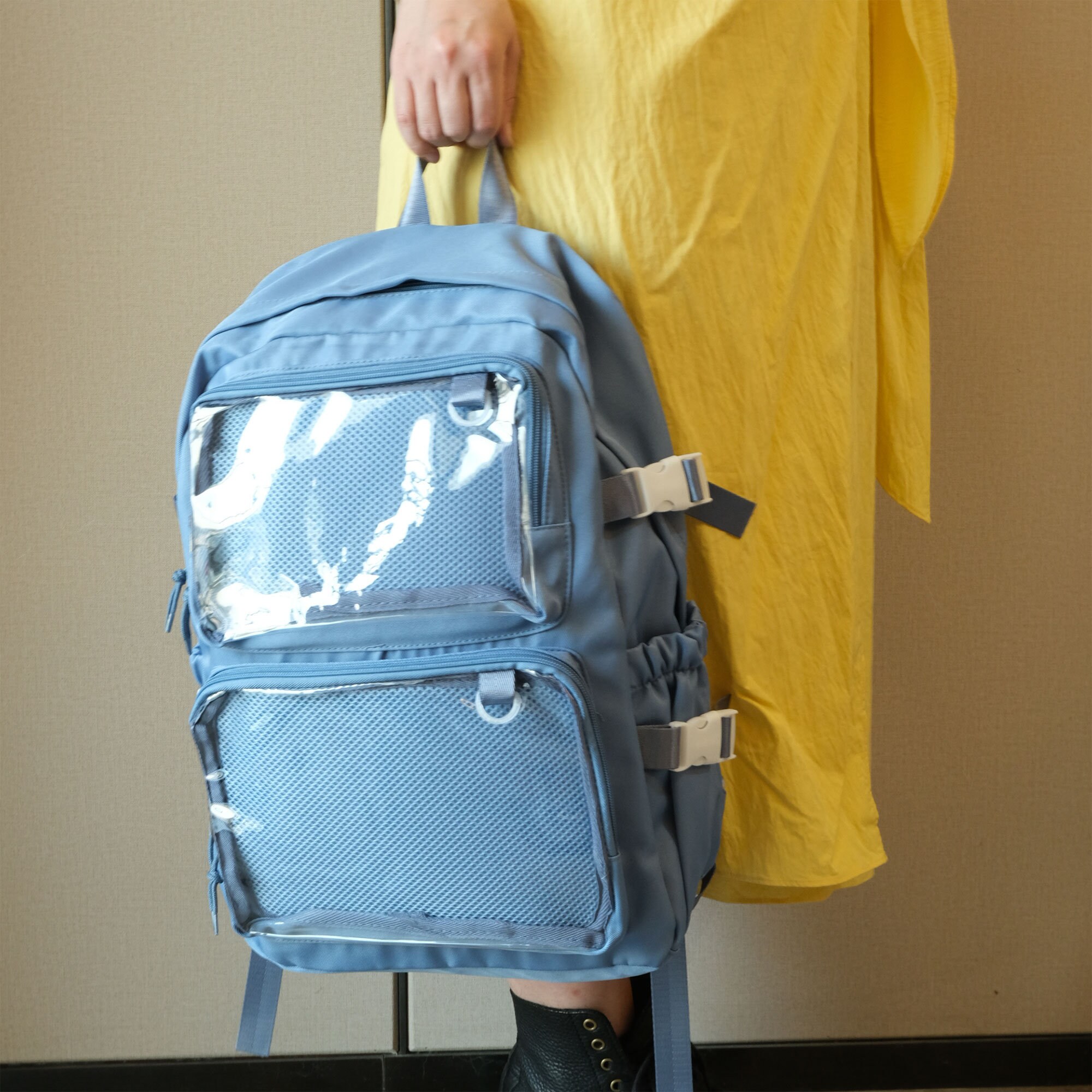 Kawaii Ita Backpack, Pin Bag, Cute Backpack, Waterproof Backpack, Clear ...