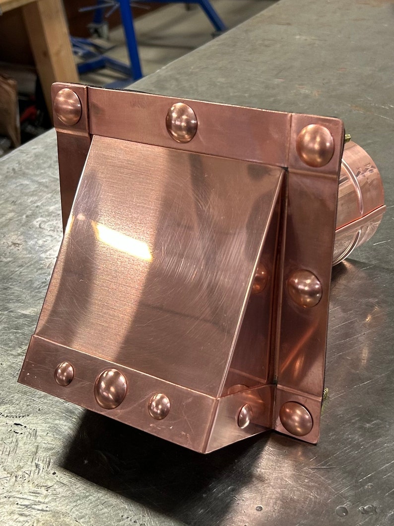 Handcrafted Copper Vent Cap: 20 OZ, Durable Air Duct Cover - Etsy