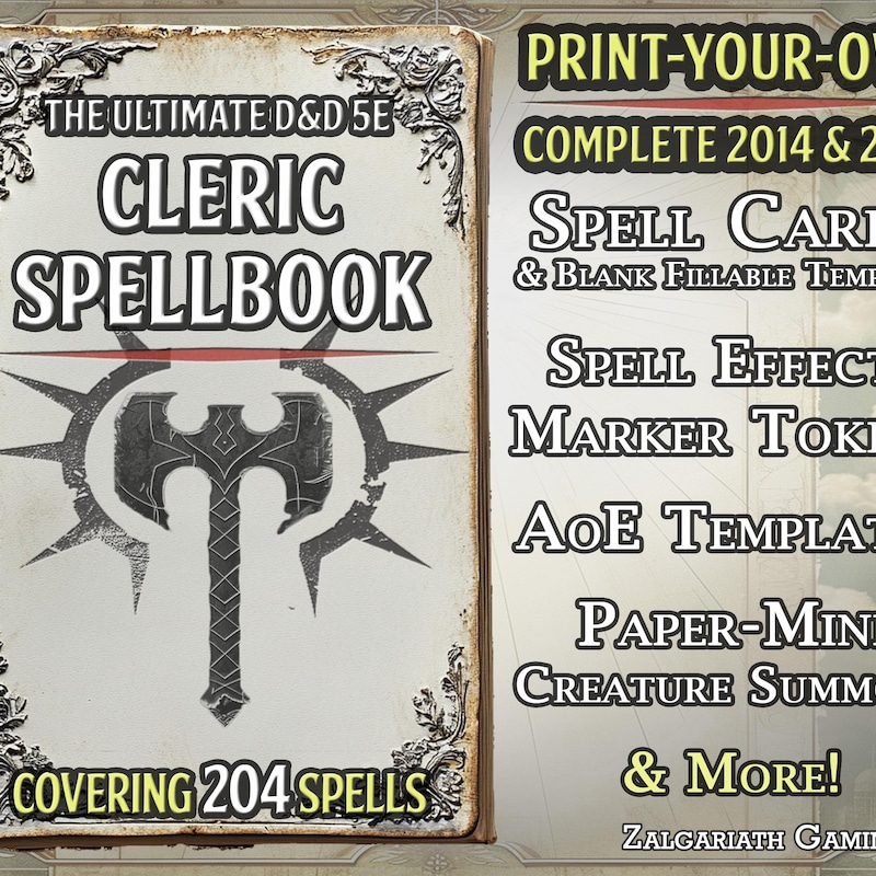 Printable Spells - Etsy