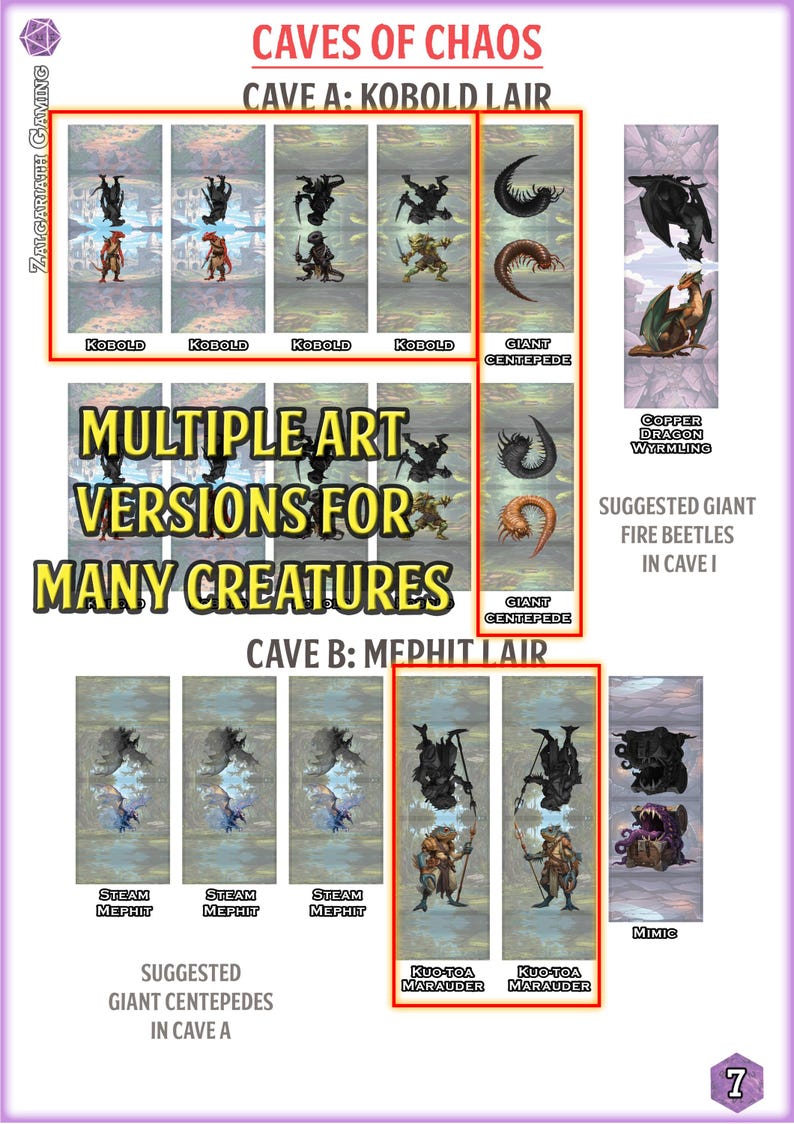 Dnd Heroes of the Borderlands Printable Paper Minis - Etsy