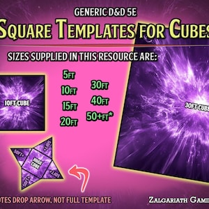 Dnd 5e Spell Aoe Templates: Cones, Cubes, Lines & Radius Circles ...