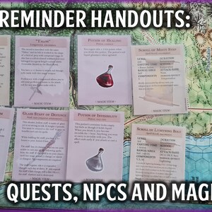 Dnd Lost Mine of Phandelver Printable DM Handouts - Every Quest, NPC ...