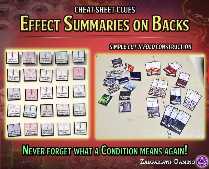 Dnd Printable Condition Markers, Weapon Mastery and Inspiration Tokens ...